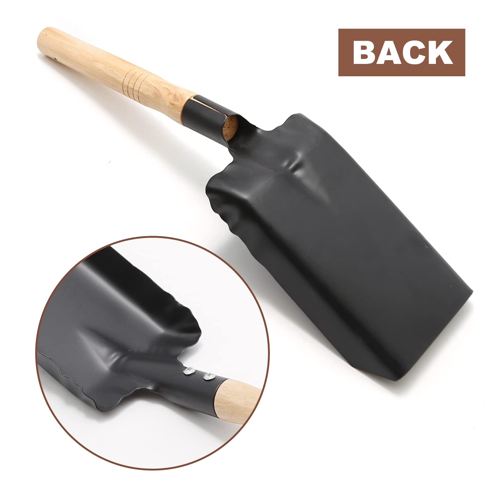 Fireplace Ash Shovel Tool Scoop Dust Pan Coal Hand Shovel Fire Stove Fireplace Trowel Ash Sweep Farm Wood Shovel