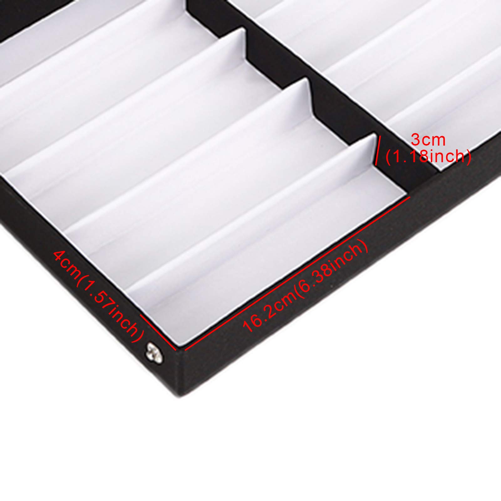 TFCFL Eyeglasses Collector Eyewear Display Case Storage Box Elevate Your Eyewear Storage with our Deluxe 180-Piece Optical Glasses Storage Trolley Case 180 Slots