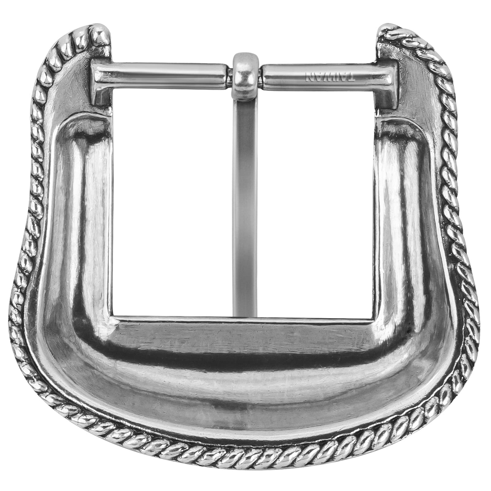 Classic antique replacement belt buckles for men and women (Vintage Silver-4)