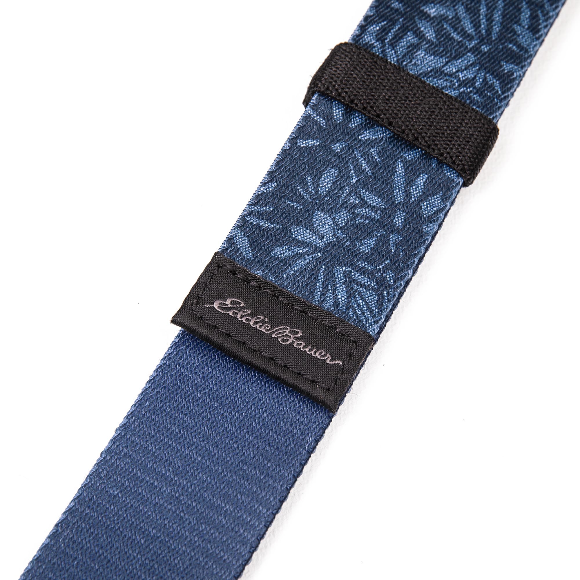 Eddie Bauer Women's Active Stretch Webbing Belts, Blue Graphic, One Size