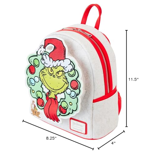 Loungefly Dr. Seuss: Grinch Mini-Backpack, Amazon Exclusive