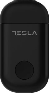 tesla air mini | portable and wearable ultra compact ionic personal air purifier | up to 180 hours of clean air in one charge | black