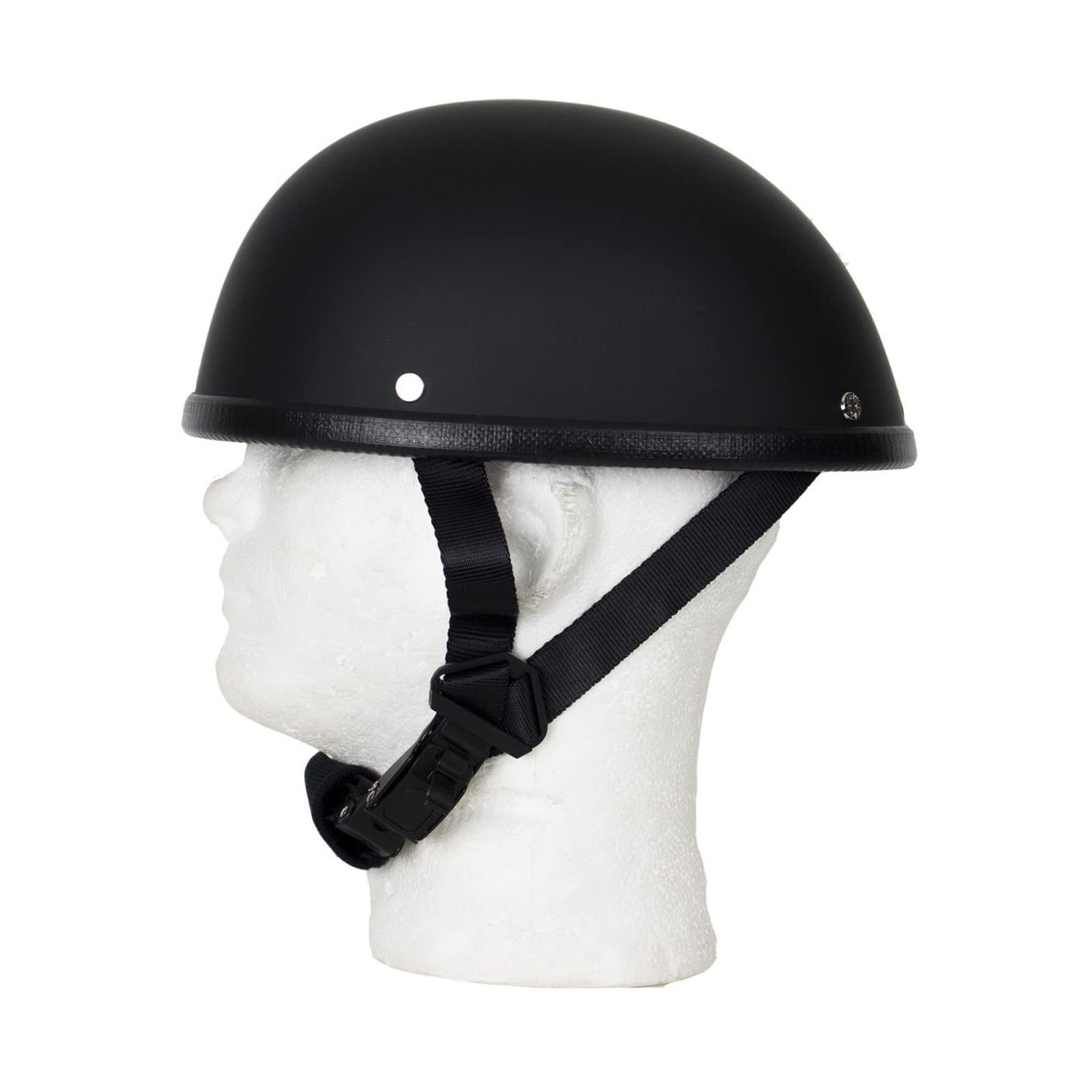 Basic Eagle Novelty Caps Light Weight German Novelty Headgear with Adjustable Chin Strap Cap with Liner Hat (US, Alpha, Medium, Black Matte)