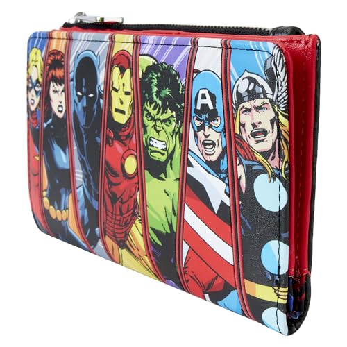 Loungefly Avengers 60th Glow in The Dark Anniversary Wallet, Amazon Exclusive