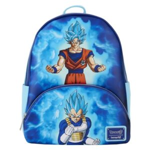 loungefly dragon ball vegeta mini-backpack, amazon exclusive