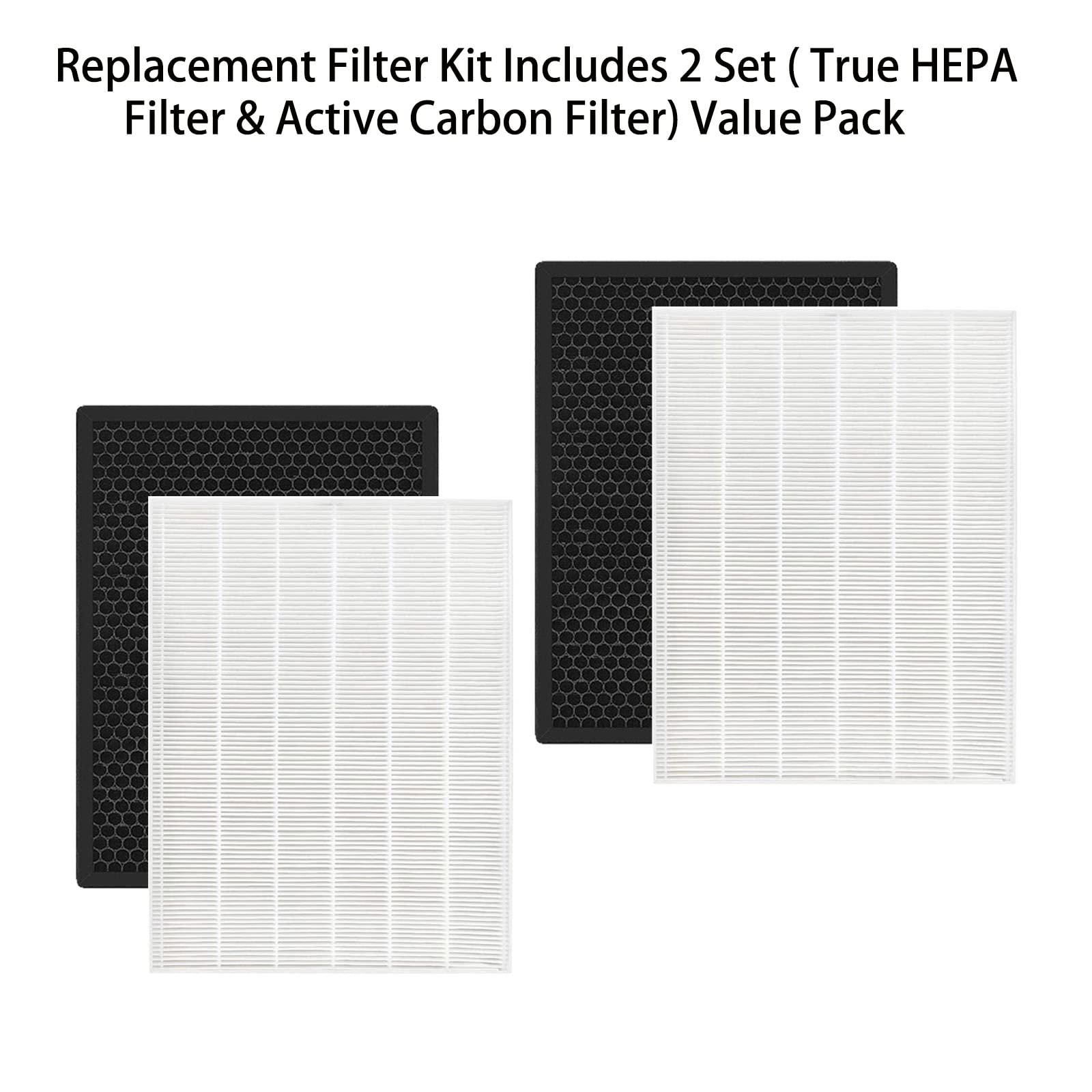 HR900 Replacement Filters Set Fit for Winix HR900 Pet Purifier Replace Part 1712-0093-00 Filter T 1712-0094-00 Filter U, 2 Set