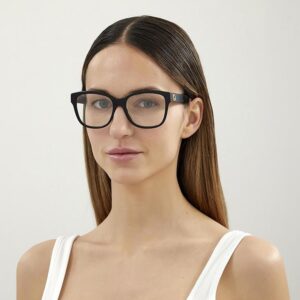 Gucci GG0038ON Designer Fashion Eyeglasses: Classic Square Shape Eyeglasses Frame Eyewear with Luxury eSHADES Kit - Embrace Sophistication and Elegance