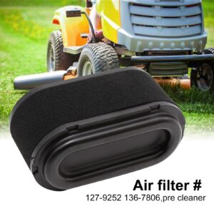 127-9252 Air Filter 120-4276 Oil Filter Replacement for Toro 74657 74661 74667 74675 74676 74680 74723 74726 74731 74741 74760 74771 74775 74777 50" 42'' TimeCutter SS SW SWX with V-Twin Engine