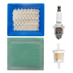 laffoonparts 36046 air filter 36634 pre-filter replacement for tecumseh oh95 oh195 ohh50 ohh55 ohh60 vlv50 vlv55 vlv60 vlv66 vlv126 4-5.5hp engine with fuel filter replacement for stens 100-450