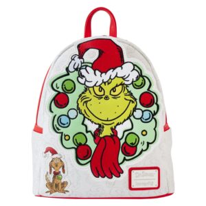 loungefly dr. seuss: grinch mini-backpack, amazon exclusive