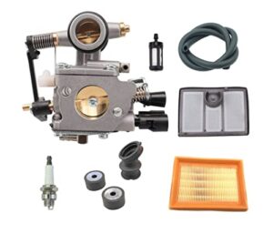 dabazualy 4224-120-0651 carburetor for stihl ts700 ts800 concrete cutting saw with air filter kit, replace for tillotson hs314a hs-314a, 4224-120-0650 4224-120-0600