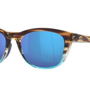 Costa Del Mar Woman Sunglasses Wahoo Frame, Blue Mirror Lenses, 54MM