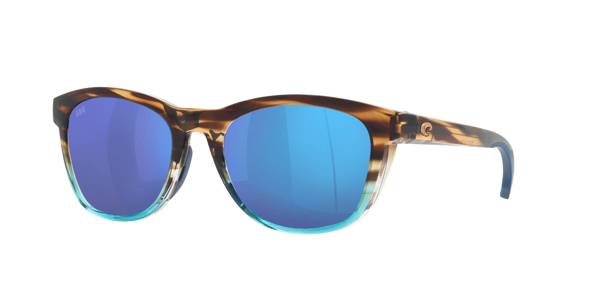 Costa Del Mar Woman Sunglasses Wahoo Frame, Blue Mirror Lenses, 54MM