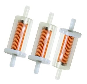 go-cheers 695666 fuel filter replacement for 845125 691035 493629 5065 5065d 5065k lawn mower tractor 3 pack