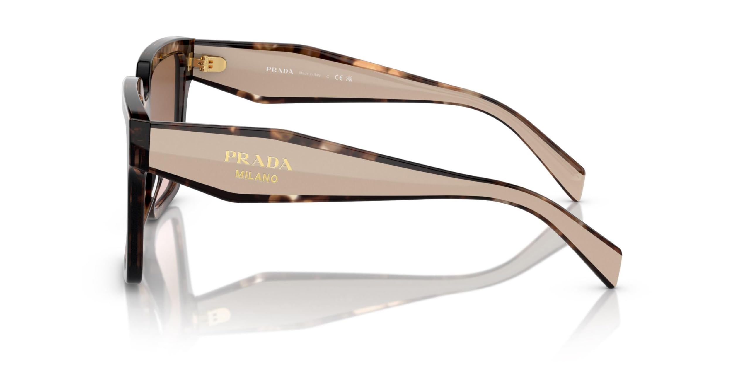 Prada PR 24ZS - 07R0A6 Sunglasses CARAMEL TORTOISE w/BROWN GRADIENT 56mm