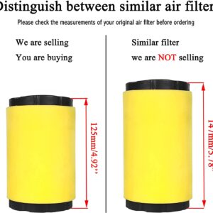 Air Filter for Troy-Bilt 13AM77KS011 13WM77KS011 13WM77KS211 13ALA1KS066 13AAA1KQ066 Pony Lawn Tractor