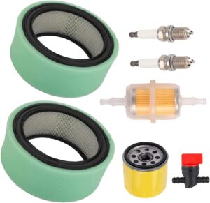 hippotech 24-083-03-s 2408303 air filter tune up kit with 24 083 02-s pre cleaner 52 050 02-s oil filter for kohler 2408303 cv18-cv25 ch730-ch740 cv675-cv740 ch18-ch25 18hp-25hp engine lawn mower