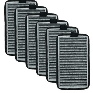 Nispira DSTx 2.0 Air Purifier Carbon HEPA Filter Replacement | Compatible with Clarifion Plug in Air Ionizer | Remove Smoke, Pet Dander, Odor | Pack of 6