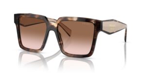 prada pr 24zs - 07r0a6 sunglasses caramel tortoise w/brown gradient 56mm