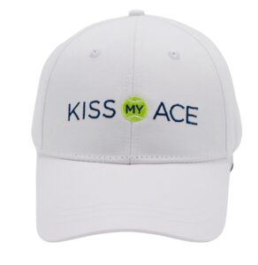 funny tennis hat - gift for tennis players white