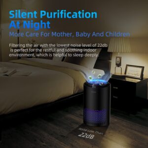 AROEVE Air Purifier with Three Filter(One Basic Version & Two Pet Dander Version)