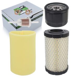 partszen yth18542 air oil fuel filter kit fit for husqvarna yta22v46 yta24v48 yth24v54 gy21435 for 591334 590825 for toro 71286 71286 71286 71427 for jd l105 l108 la135 la145 d100 d110