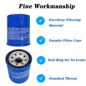 Jvfnxpm 15400-PLM-A02PE Oil Filter for Hnoda GX610 GX630 GX660 GX670 GX690 GXV340 GXV390 GXV610 GXV630 GXV660 GXV670 GXV690 Engines Replace 15400-PLM-A02 15400-PLM-A01 15400-P0H-305PE