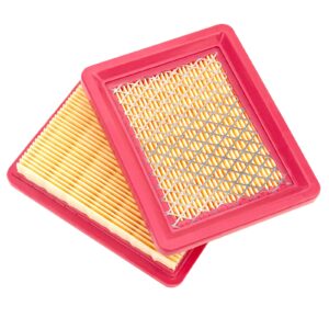 jicheku 951-15245 air filter compatible with mtd 951-15245 751-15245 cub cadet 490-200-m065 159cc 1x65 5x65 6x65 8x65 196cc 5x70 6x70 7x71 engines(2pack)