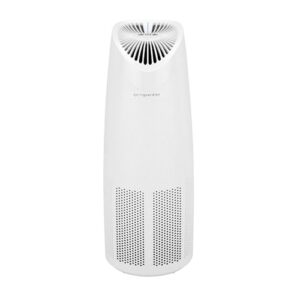 germguardian air purifier with hepa filter, removes 99.97% of pollutants, covers large room up to 750 sq. foot room in 1 hr, uv-c light helps reduce germs, zero ozone verified, 22", white, ac4625wdlx