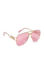 versace women's ve2255 sunglasses, arcturus, pink, one size