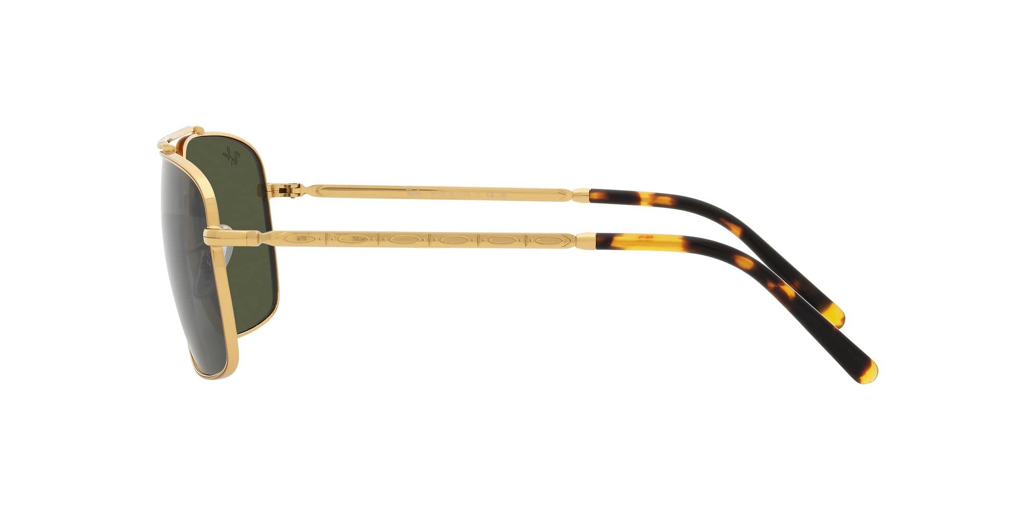 Ray-Ban RB3796 Square Sunglasses, Legend Gold/Green, 62 mm