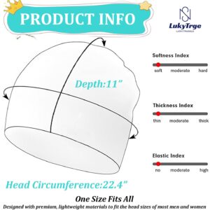 ZAMAKS EMF Protection Beanies Cap, Unisex Faraday Hat, Microwave Radiation Blocking Stretch Cap Black