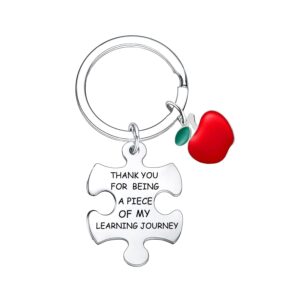 nfyxcaz teacher keychain teacher gifts from students thank you gift for teacher teacher keyring for women