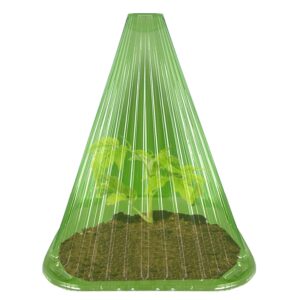 JUSUFU Garden Cloches for Plants, 20 Pack Plant Covers Reusable Plant Bell Cover Protects Plants from Birds, Frost,Snails Etc.