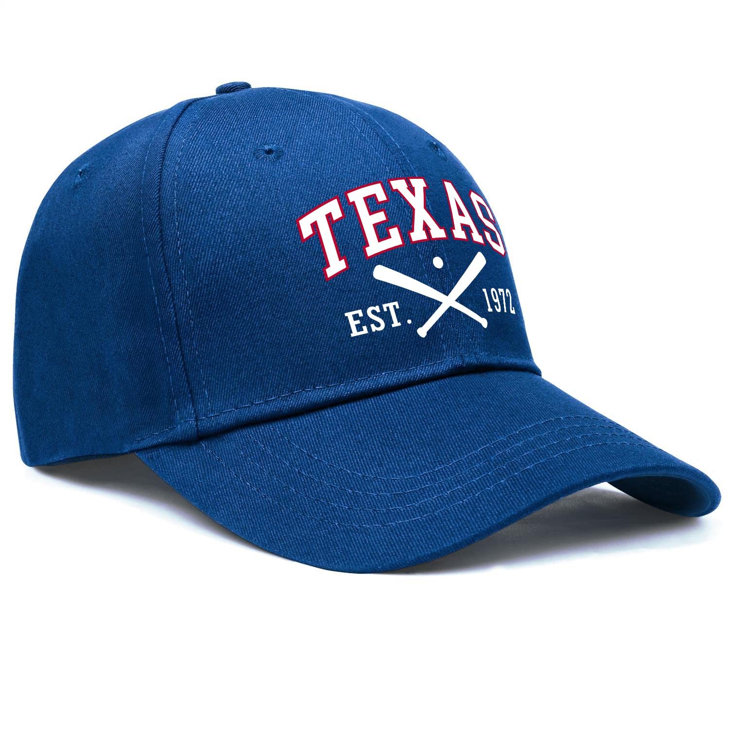 Chsetes Texas Hat Men Women Embroidered Snapback Trucker Hat Adjustable Snapback Baseball Cap Youth Golf Hats Blue Apparel Fans Gifts