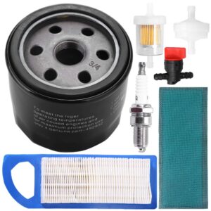 laffoonparts 97153 air filter tune-up kit replacement for brigs-straton 698083 795115 14-17.5hp engine lawn mower john deere gy20573 la115 la105 la110 la100 l100 l105 l107 l108 lawn mower