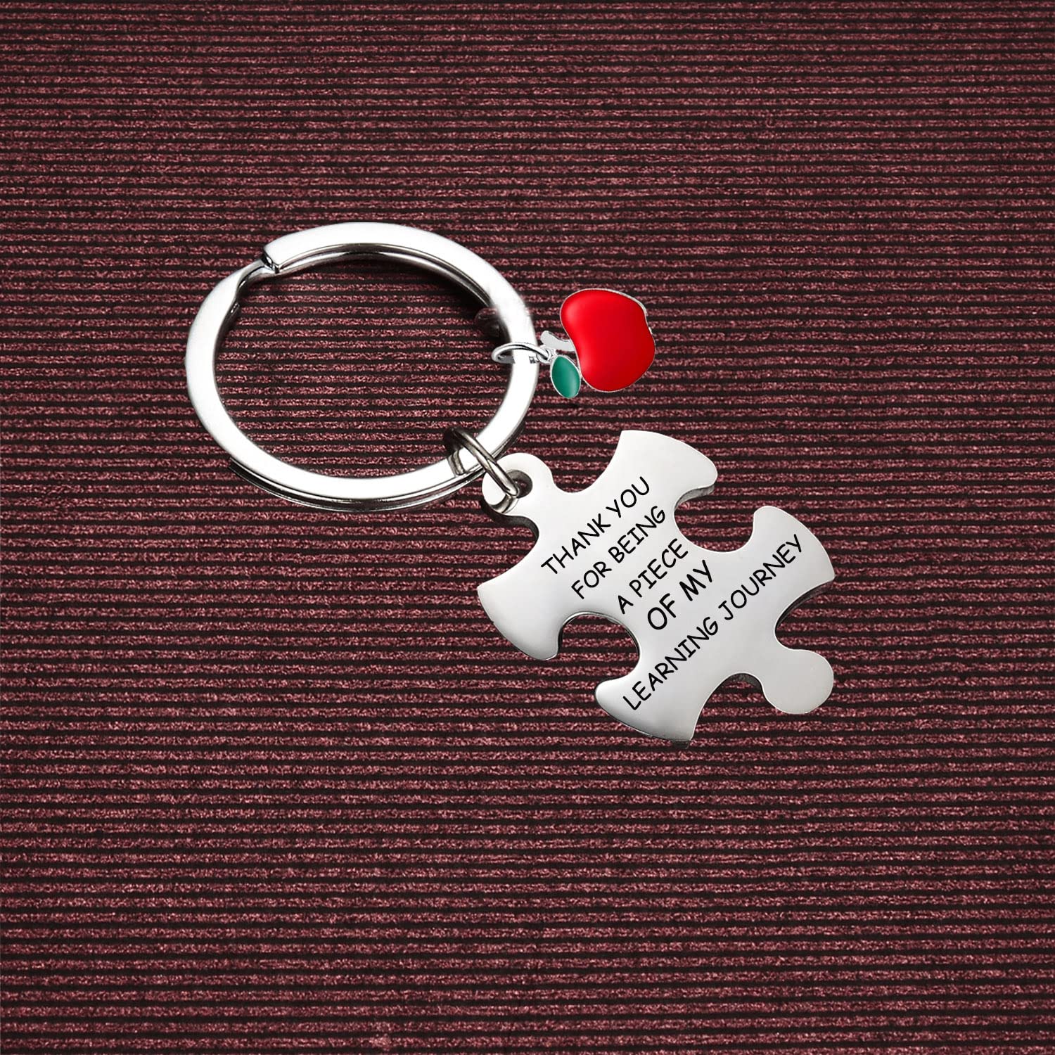 Nfyxcaz Teacher Keychain Teacher Gifts from Students Thank You Gift for Teacher Teacher Keyring for Women