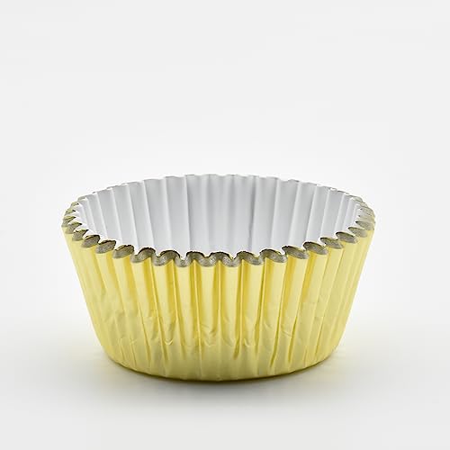 200 Pcs Gold Foil Cupcake Liners Standard Baking Cups Muffin Paper Cases