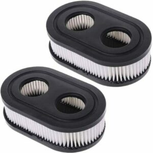 LEFITPA Replacement 2 Packs 593260 798452 5432 5432K Air Filter for Briggs & Stratton 09P702 9/10 OHV 500-550 E&Ex Series Walks Length- 4 3/8” Width- 2 1/2” Height- 1 3/8”