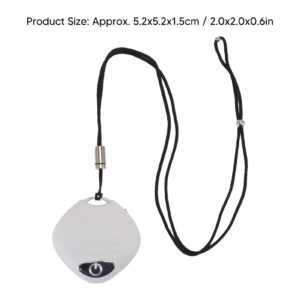 Zerodis Air Purifier Necklace, 5V Portable Ionizer Rechargeable Ion Air Purifier Simple to Use Air Filter Device Necklace Purifier for Home Car with USB Cable 2x2x0.6inch