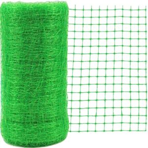 uwioff garden netting, 7 x 100 ft bird netting for garden protection, green deer netting for plants fruit trees vegetables from birds, squirrels, other animals