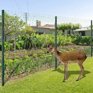 UWIOFF Garden Netting, 7 x 100 FT Bird Netting for Garden Protection, Green Deer Netting for Plants Fruit Trees Vegetables from Birds, Squirrels, Other Animals