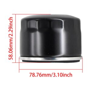 Oil Filter Compatible with Kohler Engine Compatible with Kawasaki Engine, 12 050 01-S Engine Oil Filter Compatible with 696854 Compatible with Cub Cadet Husqvarna Craftsman Lawn Mower Tractor