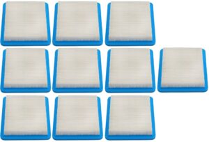 lefitpa replacement 10 packs air filter for briggs & stratton 399959 4101 4915 491588 491588s 5043 5043a 5043d 5043h 5043k for ariens 21529800 for john deere lg491588jd pt15853 for toro 119-1909