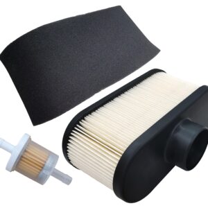 FR651V Air Filter for Kawasaki FR691V FR730V FS481V FS541V FS600V FS651V FS691V FS730V Engine Lawn Mower tractor, with Pre Filter Fuel filter tune up kit, Replace 11013-0752