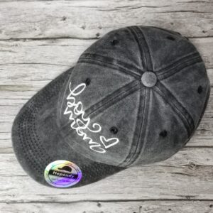 Hepandy Funny Boy's Mom Hat for Women, Embroidered Gifts Mama Baseball Cap, Distressed Washed Black Cotton Adjustable Hat