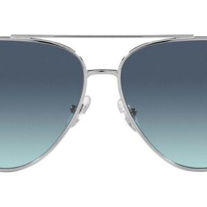 Tiffany TF3092-60019S Sunglasses Silver w/Azure Gradient Blue 59mm