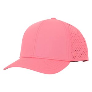 ankor ultra performance water-resistant upf 50 baseball hat | golf | boat | beach | lake | workout | everyday | men and women (hot pink)