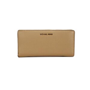 michael michael kors jet set travel continental one size (camel)