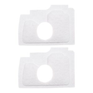 the lord of the tools 2pcs air filter replacement compatible with stihl ms170 ms180 017 018 lawn mower filter pads double-layer cotton air filters 90x65mm white